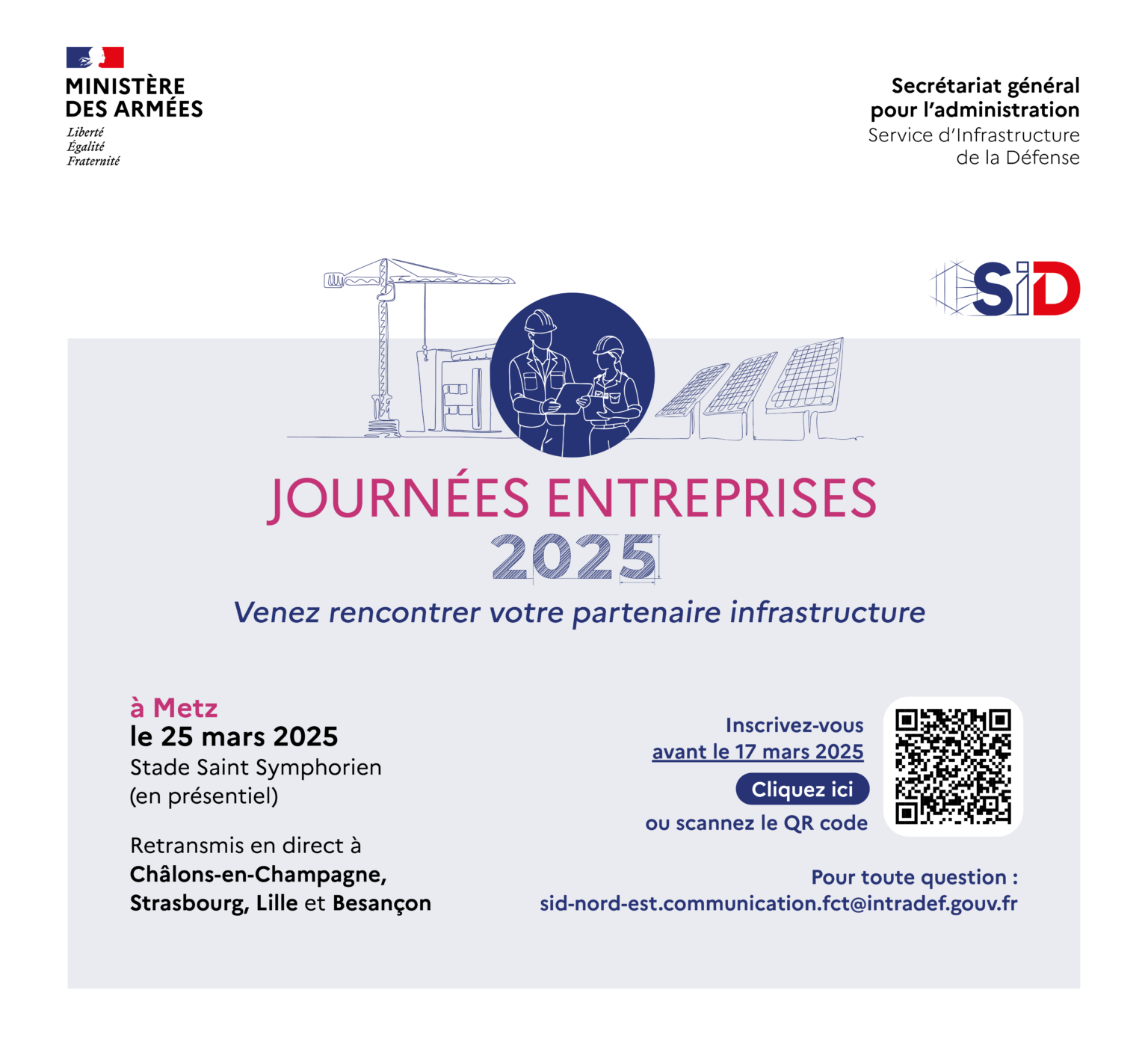 Journée d'Information aux Entreprises 2025 du SID Nord-Est (Ministère des Armées) - Réseau ...
